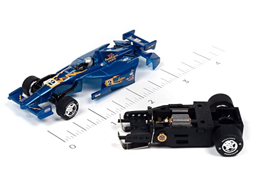 Auto World Super III 2014 INDY Car (JL Special Blue #2) HO Scale Slot Car