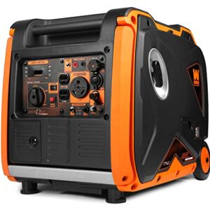 WEN DF450i Super Quiet 4500-Watt Dual RV-Ready Portable Inverter Generator with Fuel Shut-Off