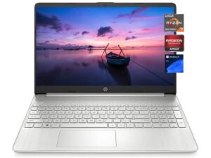 hp 15 business laptop, 15.6" hd display, amd ryzen 7 5700u, windows 11 pro, 16gb ram, 256gb ssd, wifi 6, bluetooth, full-size keyboard, thin & portable, long battery life, durlyfish