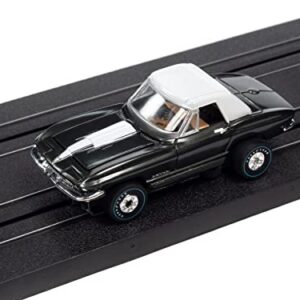 Auto World Thunderjet OK Used Cars 1967 Chevrolet Corvette (Black) HO Scale Slot Car