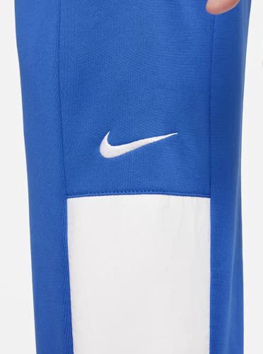 Nike Big Boys Therma-Fit Elite Basketball Pants (Game Royal/White, Large)