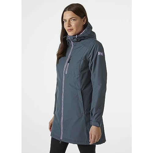 Helly-Hansen Women's Standard Long Belfast Winter Jacket, 860 Alpine Frost, Medium