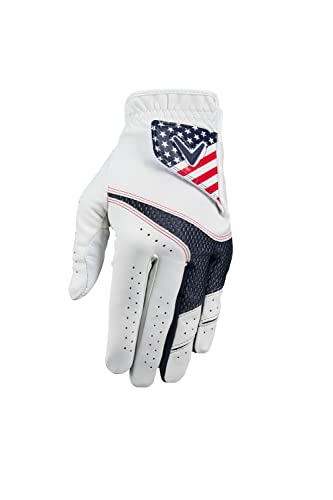 Callaway Golf 2023 Men's Weather Spann Golf Glove (USA, Single, Large, New Model, Standard, Worn on Right Hand)