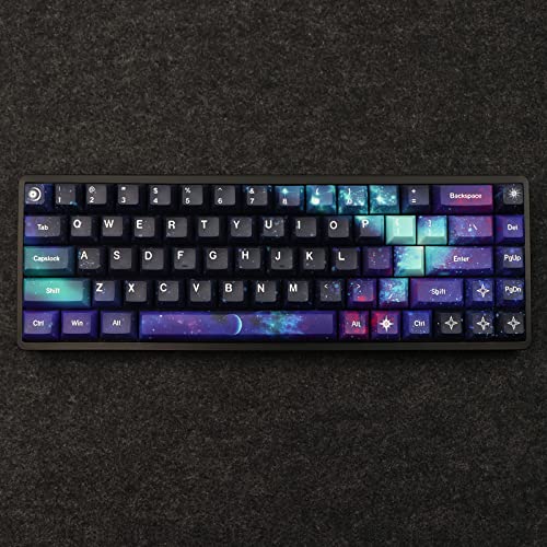 JSJT Keycaps KCA Profile Star Wars Keycaps Full 139 Keys PBT Dye Sublimation Custom Keycap Set for ANSI/ISO Layout 64/68/87/96/104/108 Cherry MX Switch Mechanical Gaming Keyboard