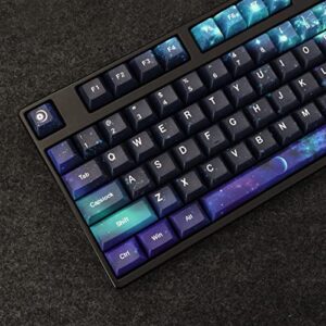 JSJT Keycaps KCA Profile Star Wars Keycaps Full 139 Keys PBT Dye Sublimation Custom Keycap Set for ANSI/ISO Layout 64/68/87/96/104/108 Cherry MX Switch Mechanical Gaming Keyboard