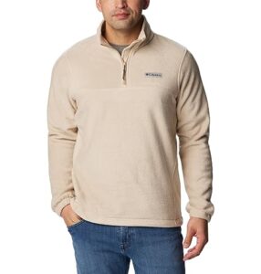 columbia men's steens mountain half zip, ancient fossil, 4x tall