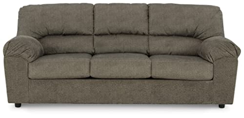 Signature Design by Ashley Norlou Transitional Herringbone Tufted Sofa, Green