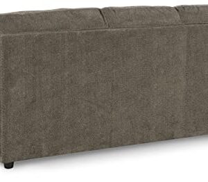 Signature Design by Ashley Norlou Transitional Herringbone Tufted Sofa, Green