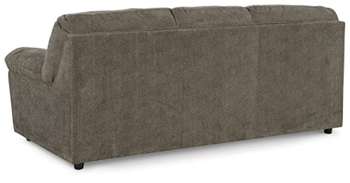 Signature Design by Ashley Norlou Transitional Herringbone Tufted Sofa, Green