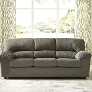 Signature Design by Ashley Norlou Transitional Herringbone Tufted Sofa, Green