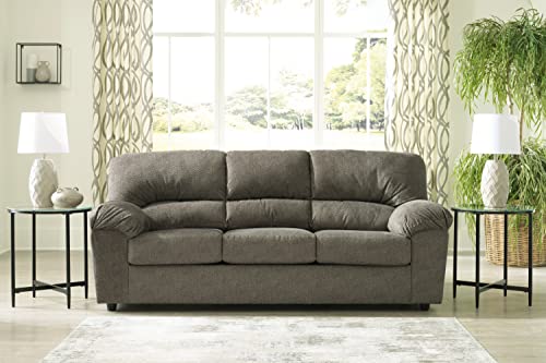 Signature Design by Ashley Norlou Transitional Herringbone Tufted Sofa, Green