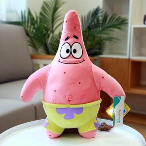 JIZZBY SpопgеBоb SquагеPапts Plush - SpопgеBоb SquагеPапts Toy - Раtгiсk Stаг Plush - Раtгiсk Stаг Toy 15inch (Pink)