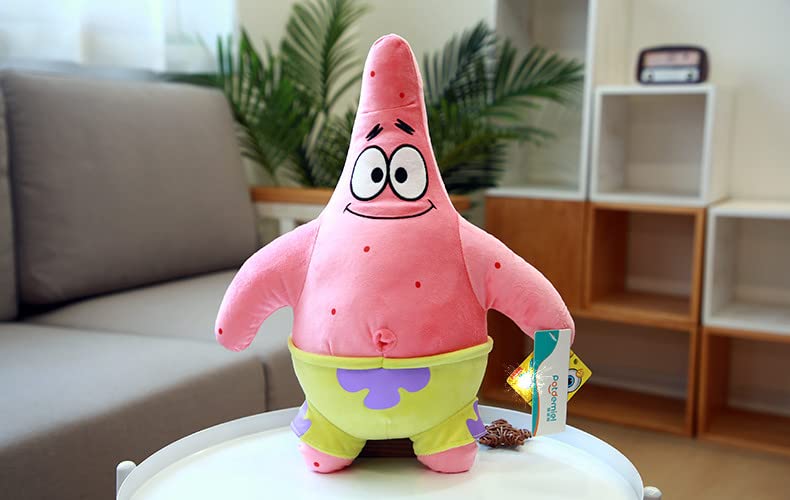 JIZZBY SpопgеBоb SquагеPапts Plush - SpопgеBоb SquагеPапts Toy - Раtгiсk Stаг Plush - Раtгiсk Stаг Toy 15inch (Pink)