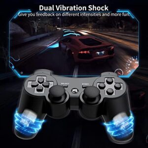 Prodico Wireless Controller for PS3,Double Shock Rechargeable Analog Controller for PS3 2 Pack