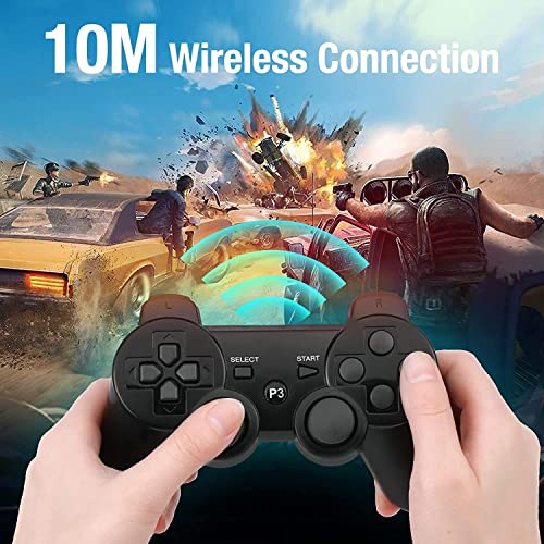 Prodico Wireless Controller for PS3,Double Shock Rechargeable Analog Controller for PS3 2 Pack