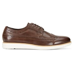 Van Heusen Men's Qwell Oxford, Brown, 9.5