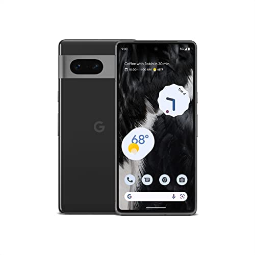 Google Pixel 7-5G Android Phone - Unlocked Smartphone with Wide Angle Lens and 24-Hour Battery - 256GB - Obsidian (Renewed)