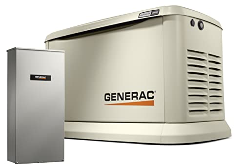 Generac 7291 26kW Air Cooled Guardian Series Home Standby Generator with 200-Amp Transfer Switch - Comprehensive Protection - Smart Controls - Versatile Power - Wi-Fi Connectivity - Real-Time Updates