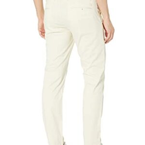 BOSS Men's Tapered Fit Cotton Blend Trousers, Light Sand, 3232