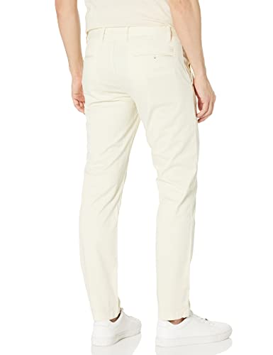 BOSS Men's Tapered Fit Cotton Blend Trousers, Light Sand, 3232