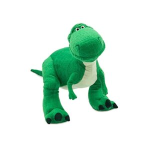 disney pixar disney store official rex plush, toy story, 10 inch, soft and huggable toy story plush, detailed plush sculpting with embroidered features, ideal gift fans and kids