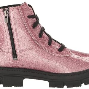 UGG Girls T Ashton LACE UP Fashion Boot, Glitter Pink, 12 Little Kid