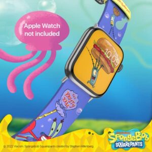 SpongeBob - Krusty Krab Smartwatch Band - Officially Licensed, Compatible with Every Size & Series of Apple Watch (watch not included)