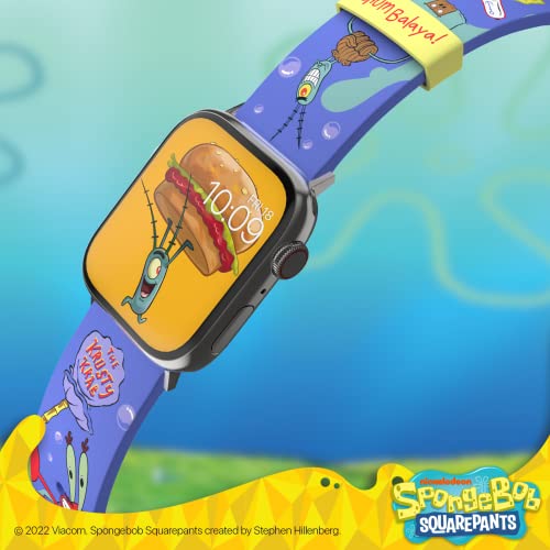 SpongeBob - Krusty Krab Smartwatch Band - Officially Licensed, Compatible with Every Size & Series of Apple Watch (watch not included)