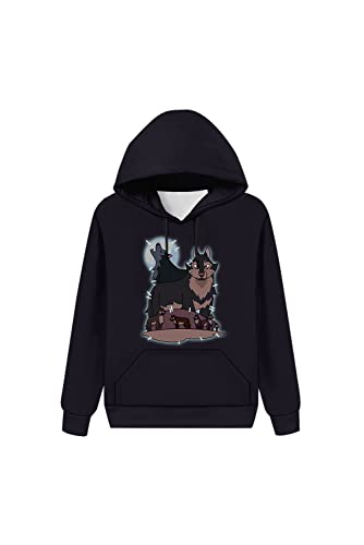 Roocnie Hunter Adult Hoodie The Owl House Cosplay TOH Season 3 Pullover Anime Hunter Sweatshirt for Womens Mens