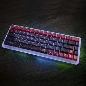 i Maifu Ray Akatsuki keycaps，Japanese keycaps，PBT Anime keycaps with Key Puller for Mechanical Gaming Keyboards