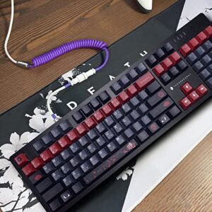 i Maifu Ray Akatsuki keycaps，Japanese keycaps，PBT Anime keycaps with Key Puller for Mechanical Gaming Keyboards