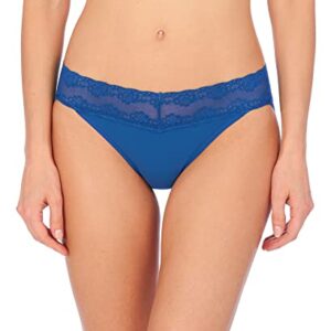 Natori Women's Bliss Perfection: O/S V-Kini, Blue Lapis, OS