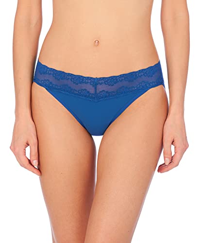 Natori Women's Bliss Perfection: O/S V-Kini, Blue Lapis, OS