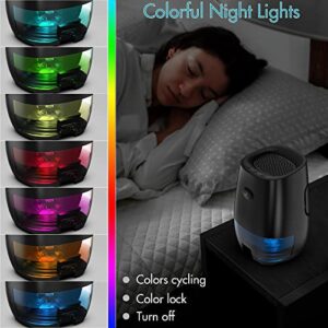 Dehumidifiers, 35OZ Dehumidifier, Small Dehumidifiers for Home, Bedroom, Bathroom, Mini dehumidifier with Auto Shut-off, 7 Colors Night Lights, Ultra Quiet for Closet RV Office