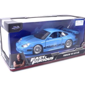 Jada Toys Fast & Furious Brian's Porsche 911 GT3 RS 1:24 Die-cast Car, Toys for Kids and Adults