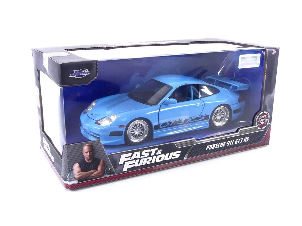 Jada Toys Fast & Furious Brian's Porsche 911 GT3 RS 1:24 Die-cast Car, Toys for Kids and Adults