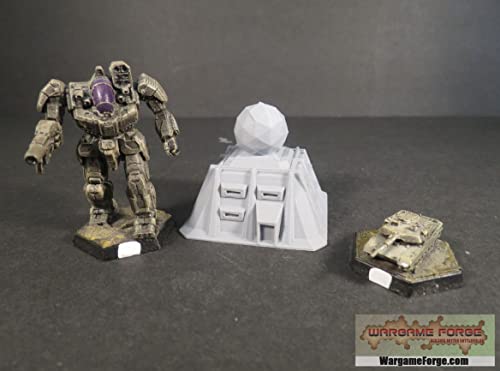 Sensor Tower 6mm/8mm Tabletop Terrain Compatible with Epic, Adeptus Titanicus, Hex Maps