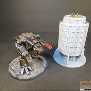 Sci-Fi Building 46 6mm/8mm Tabletop Terrain Compatible with Epic, Adeptus Titanicus, Hex Maps