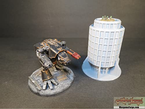 Sci-Fi Building 46 6mm/8mm Tabletop Terrain Compatible with Epic, Adeptus Titanicus, Hex Maps