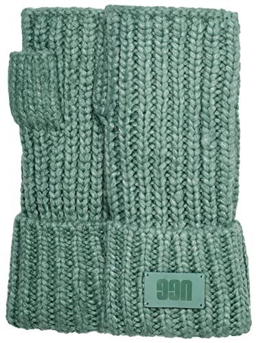 UGG Women's Chunky Fingerless Cuff Glove, Aloe Vera, One Size