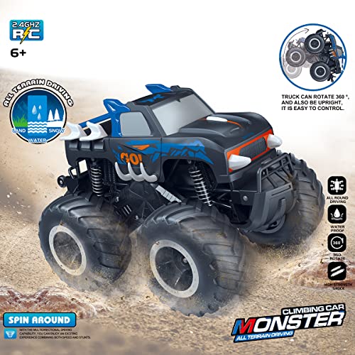 Threeking 1:16 Pick-up Toys RC Car Truck Toys Remote Control Cars Body Waterproofing Suitable for All Terrain 4WD Off-Road Car Gifts Presents for Boys/Girls Ages 6+