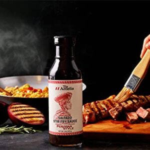 Tia Amelia Lomo Saltado Stir-Fry Sauce - Gluten-Free Peruvian Chinese Fusion Sauce for Steak, Chicken, Seafood, and Vegetables - Marinade and Sauce Perfect for Dressings, and Gourmet Cooking (14oz)