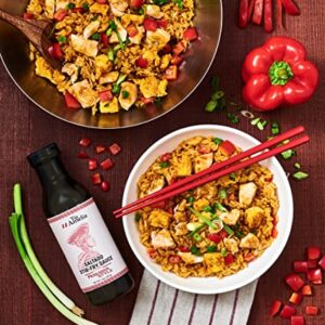 Tia Amelia Lomo Saltado Stir-Fry Sauce - Gluten-Free Peruvian Chinese Fusion Sauce for Steak, Chicken, Seafood, and Vegetables - Marinade and Sauce Perfect for Dressings, and Gourmet Cooking (14oz)