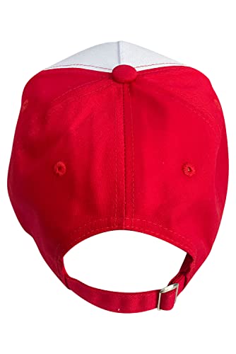 Unisex Luz Noceda Cosplay Hat Owl Print Baseball Cap Luz Cosplay Costume Accessories Adjustable (Red Cap)