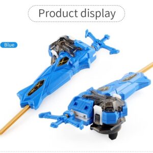 2-Piece Gyros(B-185 B-201) + 1-Piece Launcher Battle Bey Burst Set, Battling Tops, Stickers & Launchers Set, Boys Kids Birthday Party Idea 534