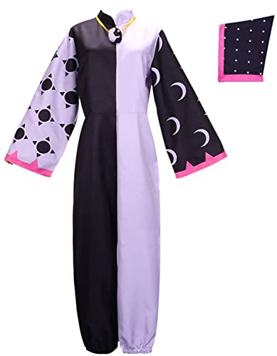 Kids Owl House Collector Cosplay Costume Jumpsuit Pajamas Halloween Uniform Outfit with Hat (Purple, Large)