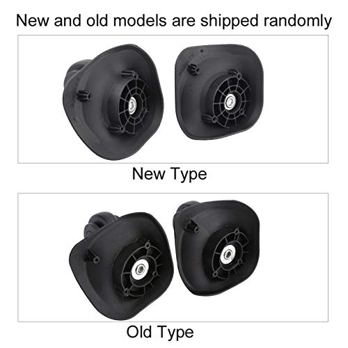 Watris Veiyi 2PCS Luggage Wheels Replacement, Left and Right Suitcase Wheels Replacement, Wheel Spare Part for Luggage Suitcase, 4.3 x 3.9 in (Non-Universal, Please Check The Dimensions Carefully)