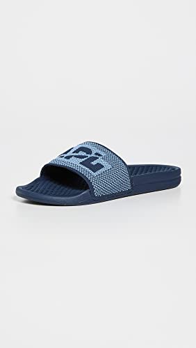 APL: Athletic Propulsion Labs Men's Big Logo Slides, Midnight/Ice Blue, 11 Medium US