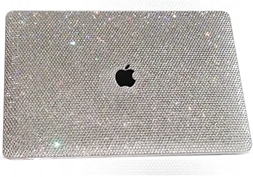 Teazgopx Bling Diamond MacBook 12 inch Case (Model: A1534/A1931,Release 2019 2018 2017 2016 2015),3D Glitter Sparkle Rhinestone Case Fashion Luxury Shiny Crystal Hard Shell for Womens Girls