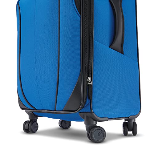 AMERICAN TOURISTER 4 KIX 2.0 Softside Expandable Luggage, Classic Blue, 28 Spinner